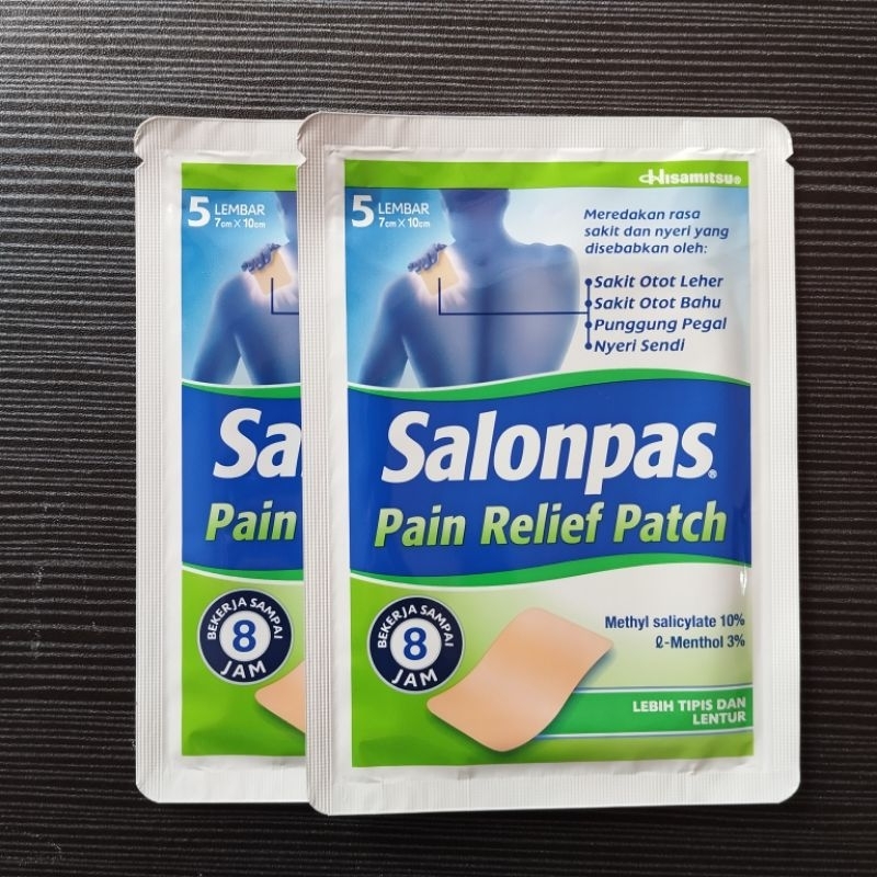 Jual Salonpas Pain Relief Patch isi 5 lembar | Shopee Indonesia