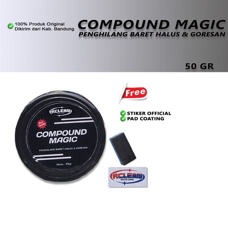 Jual COMPOUND MAGIC penghilang baret halus pada kendaraan by RCLEAN Auto Care | Shopee Indonesia