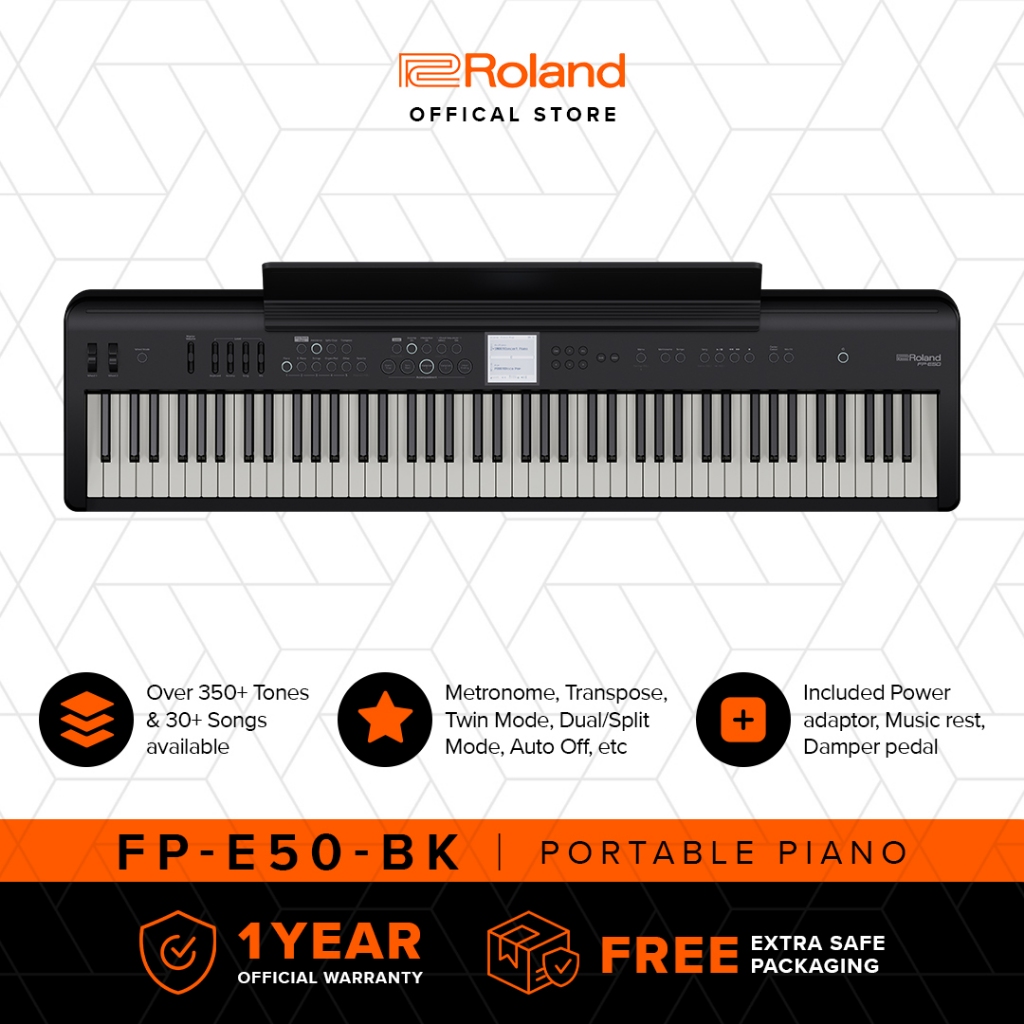 Jual Roland FP-E50 Digital Portable Piano 88-Keys Weighted-action | Shopee Indonesia