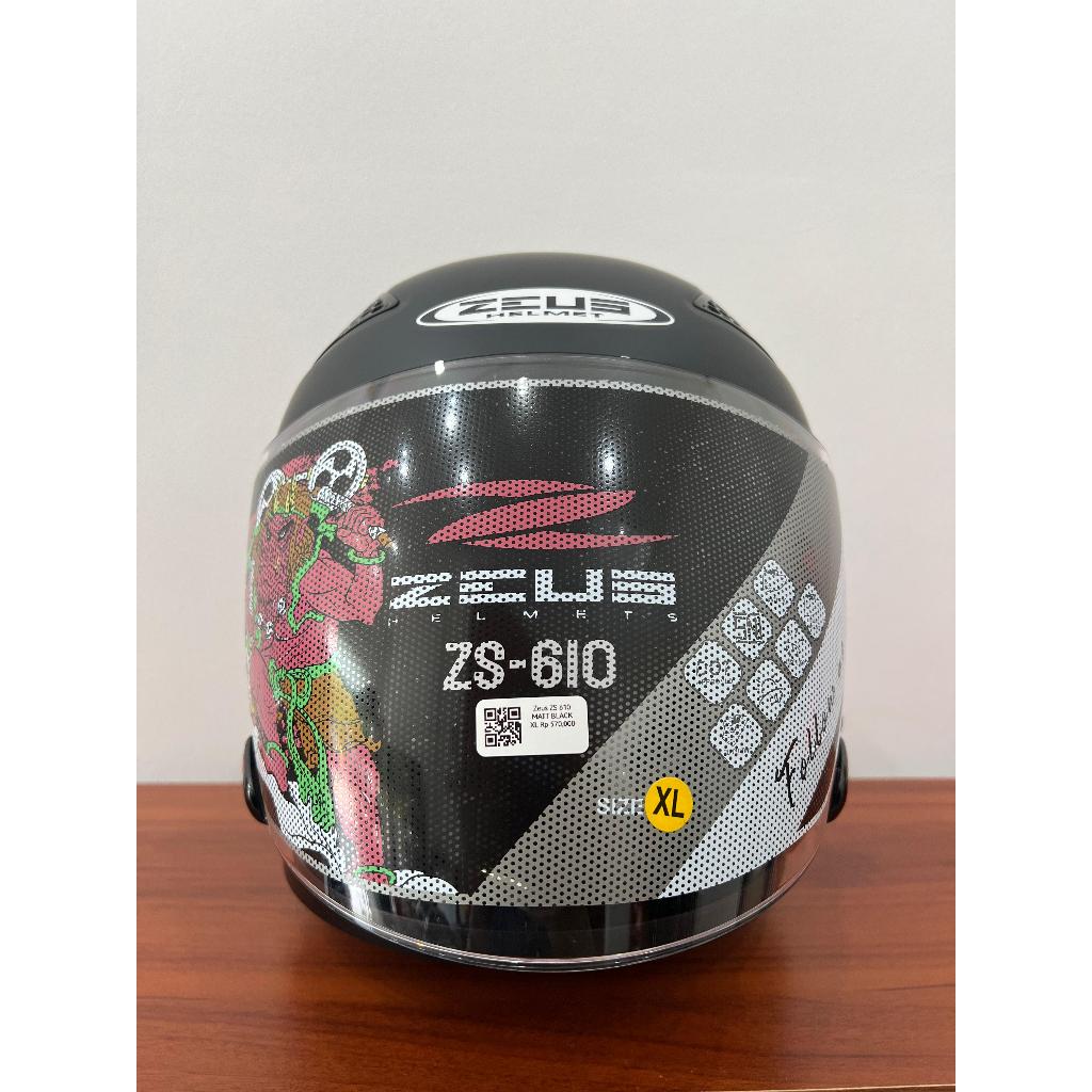 Jual HELM - ZEUS ZS-610 MATTE BLACK | Shopee Indonesia