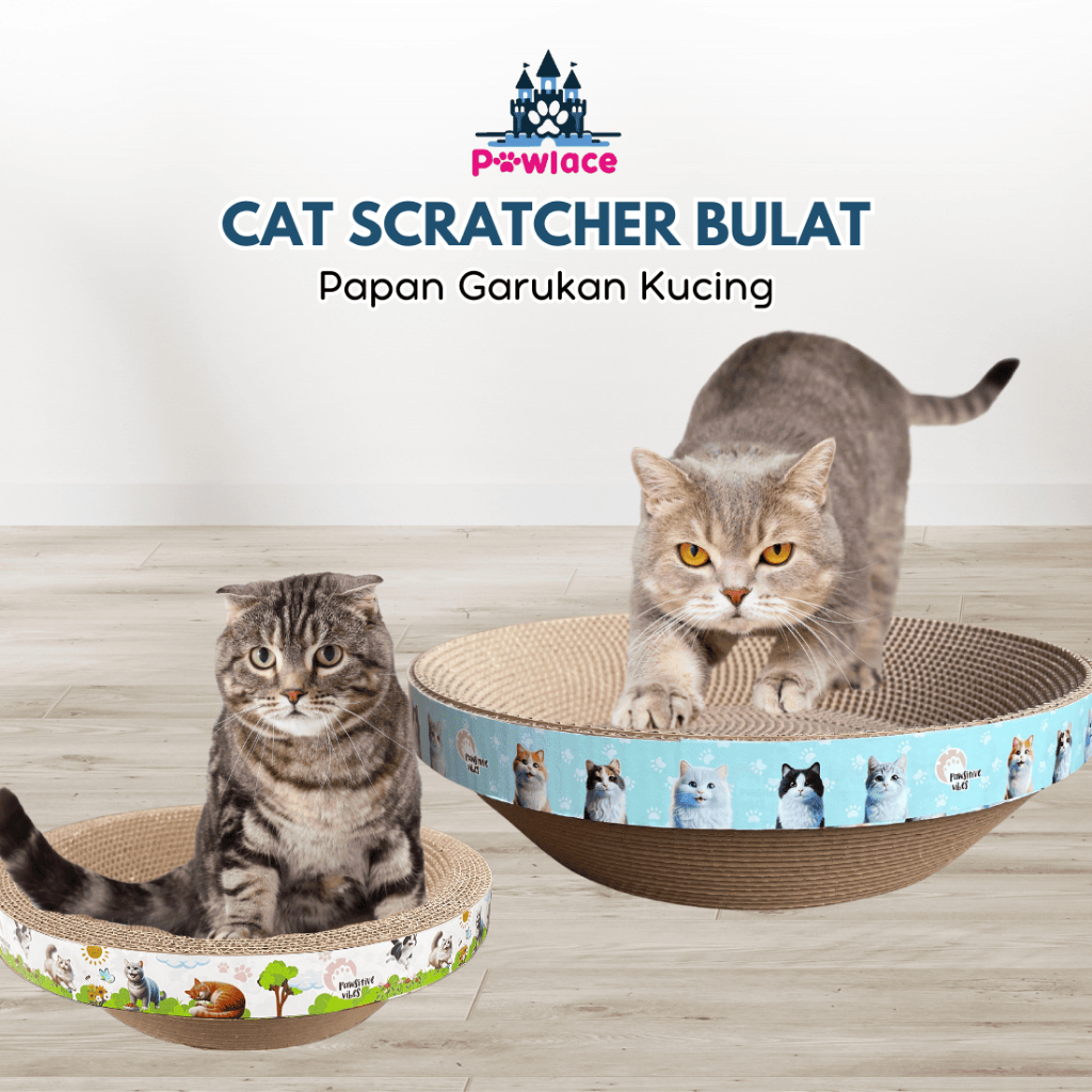 Jual Papan Garukan Kucing Jumbo - Cat Scratcher Bulat Papan Garukan ...