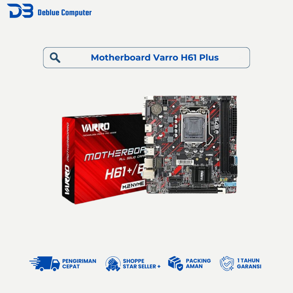 Jual MOTHERBOARD VARRO H61 PLUS | Shopee Indonesia