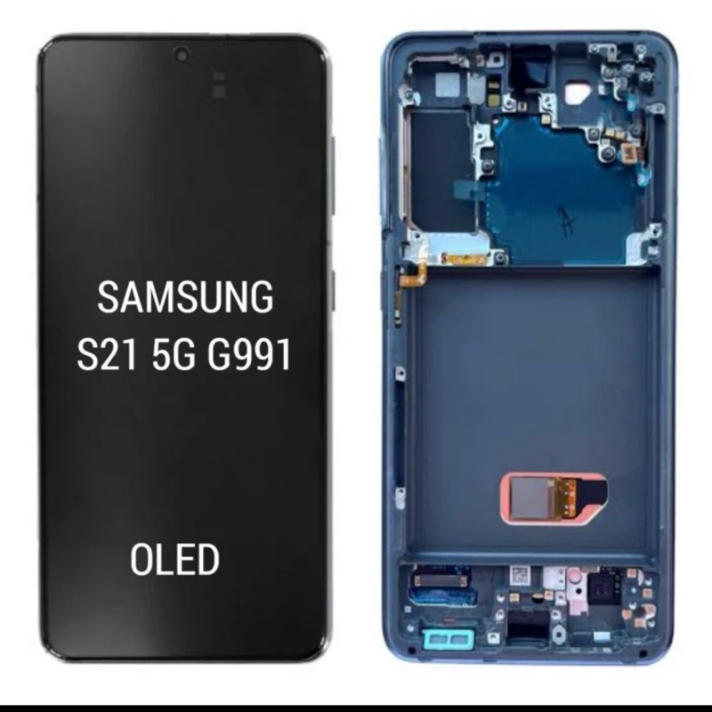 Jual LCD TOUCHSCREEN SAMSUNG GALAXY S21 5G G991 OLED PLUS FRAME BISA ...