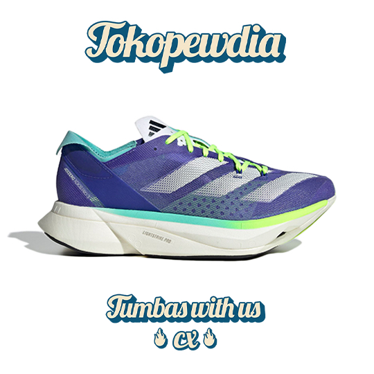 Jual Adidas Adizero Adios Pro 3 Cobalt Blue & Lucid Lemon (ID3614 ...