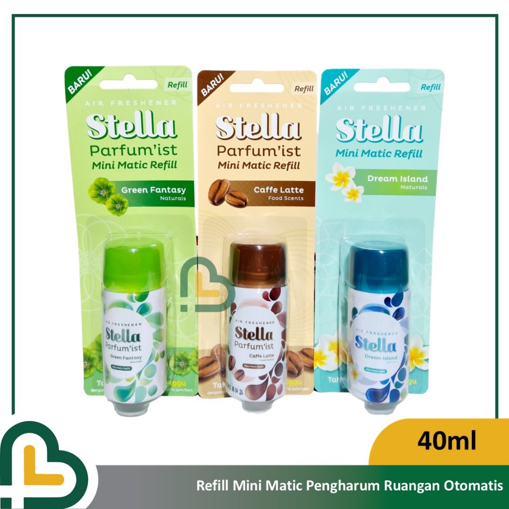 Jual Pengharum ruangan semprot otomatis Stella Mini Matic REFILL 40ml ...