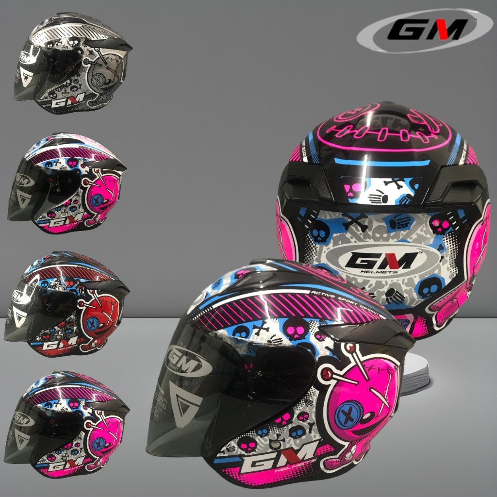 Jual HELM GM KING FIGHTER MOTIF VOODOO ORIGINAL - HELM GM | Shopee ...