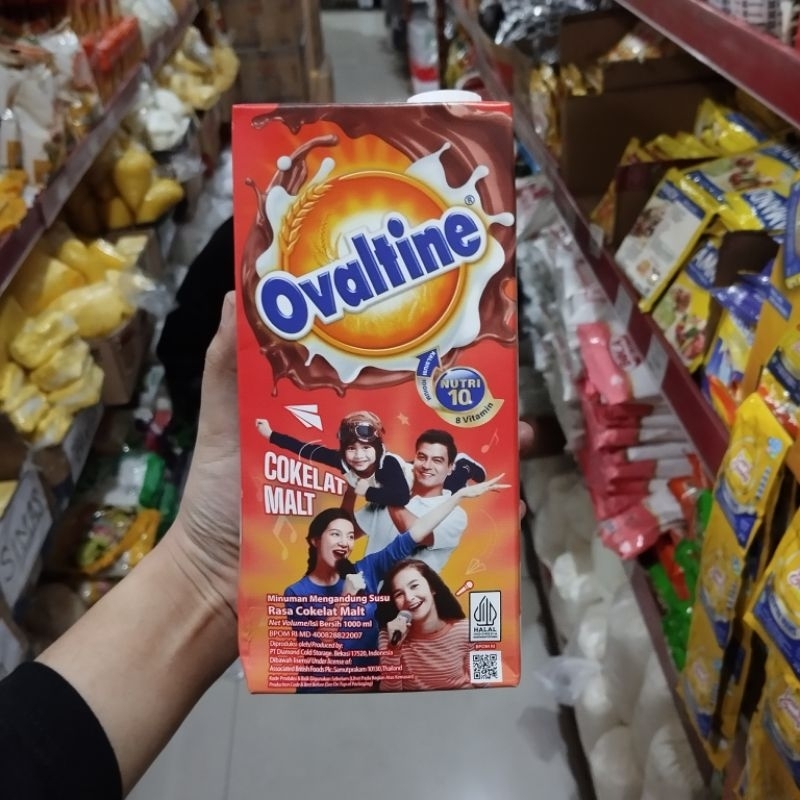Jual OVALTINE CHOCOMALT 1 LITER / UHT OVALTINE 1000ML | Shopee Indonesia