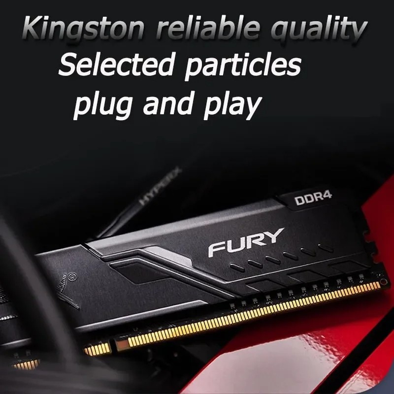 Jual RAM Kingston HyperX FURY NEW DDR4 16GB 8GB 4GB 3200MHz 2666MHz 2400MHz PC4-25600 Desktop ...