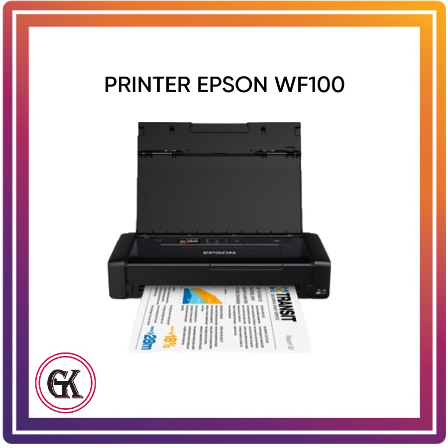 Jual PRINTER EPSON WORKFORCE WF-100 Print Only Color RESMI | Shopee ...