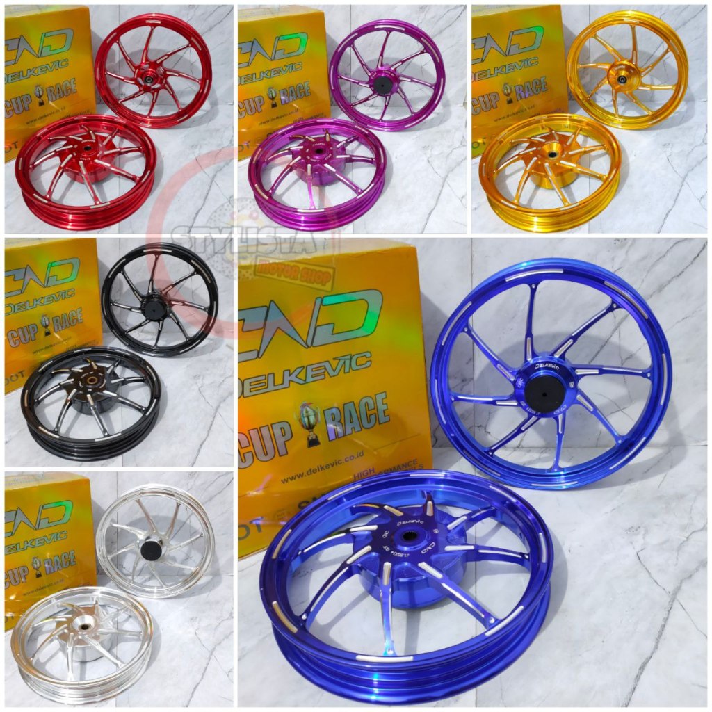 Jual VELG DELKEVIC M8 P-8 AK88 M-8 RING 14 VARIO 110 / 125 / 150 / PCX ...