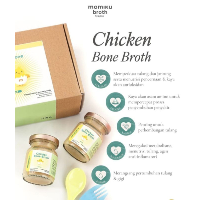 Jual Realfood Momiku Chicken Bone Broth ( Kaldu Ayam ) | Shopee Indonesia