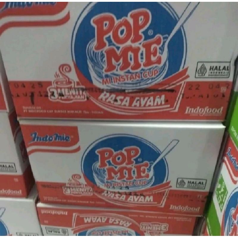 Jual POP MIE CUP MIE INSTAN(1DUS) | Shopee Indonesia