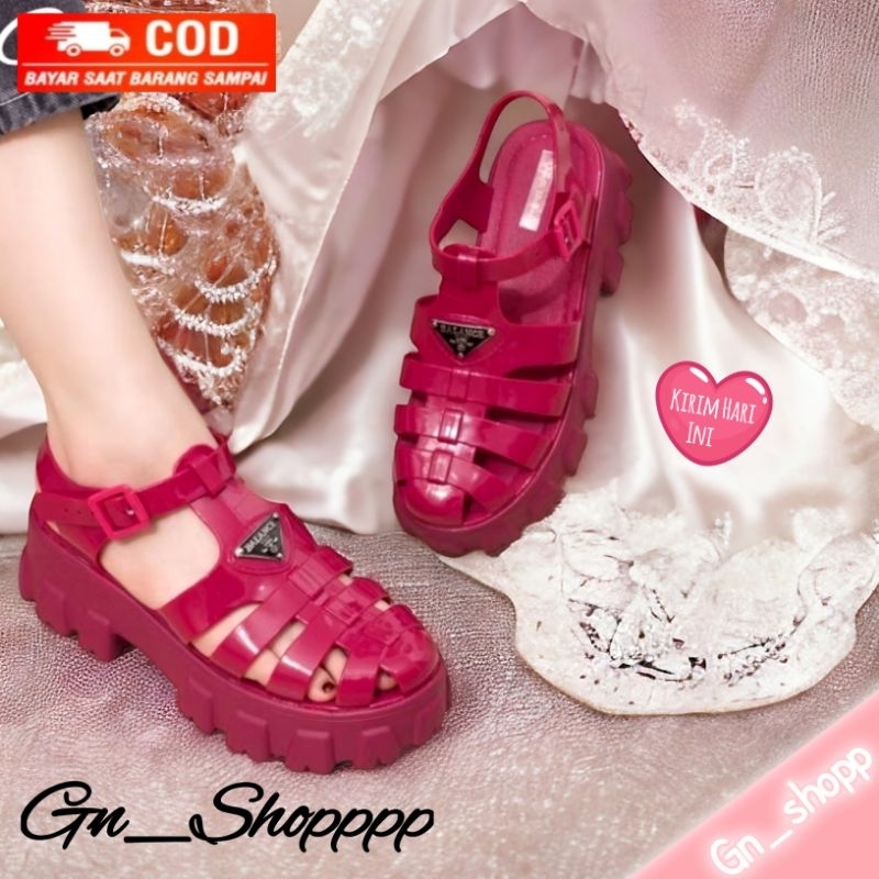 Jual Sandal Sepatu Wanita Gladiator Glosy Premium Balance 23-6-A ...