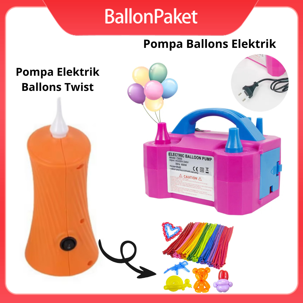 Jual Pompa Balon Elektrik Listrik Electric Balloon Pump/Pompa Elektrik ...