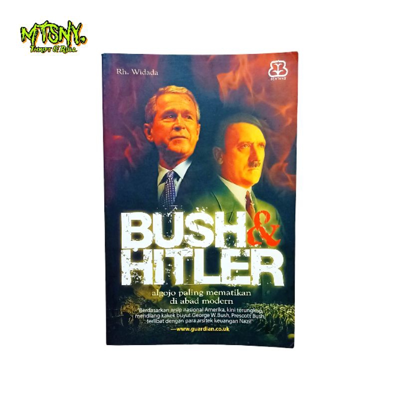 Jual Buku Sejarah Edukasi Bush & Hitler RH. Widada Bentang Pustaka 2007 ...