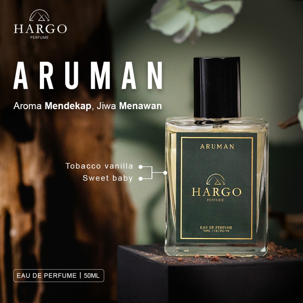 Jual Hargo Perfume Aruman - Parfum Lokal Maskulin, Elegan & Tahan Lama - 50 ml Eau De Perfume ...