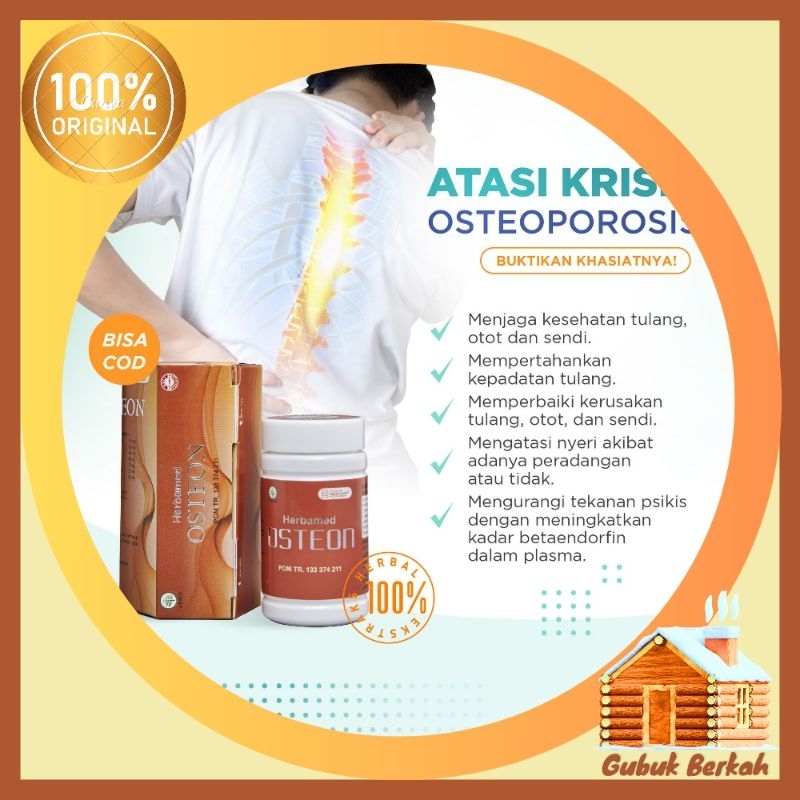 Jual HERBAL OSTEOPOROSIS NUTRISI SENDI & TULANG / OBAT PATAH TULANG ...