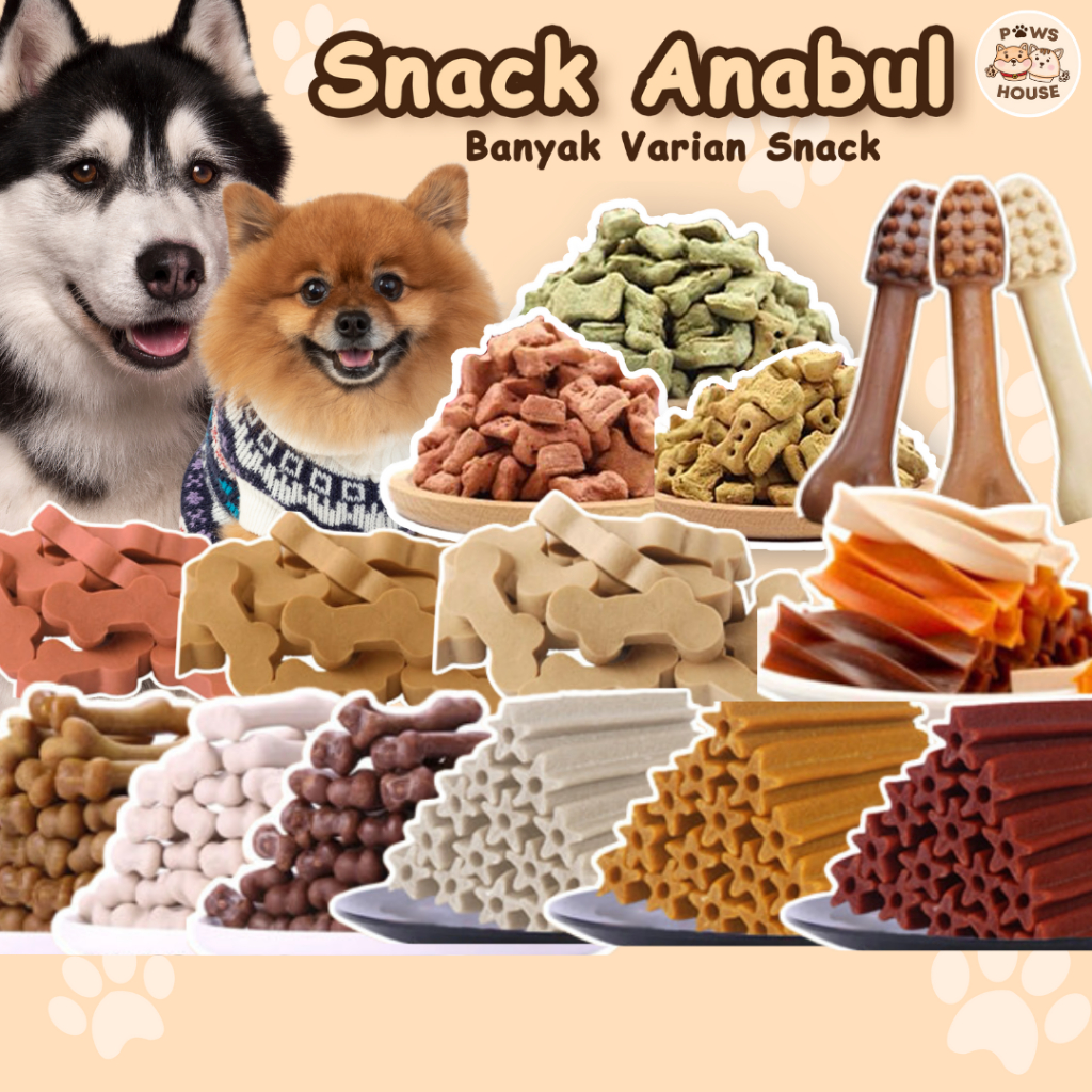 Jual PAWS HOUSE Snack Anjing Poodle Treats Tulang Dental Stick Sehat ...