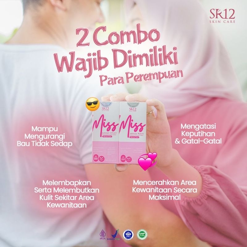 Jual MISS MANJA SPRAY HERBAL SR12 MISS MANJA WASH,WOMEN CARE. MENJAGA ...