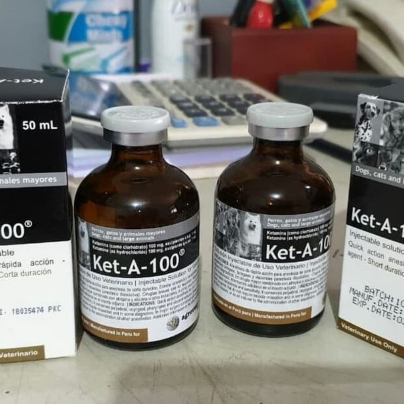 Jual Ket A 100 Obat Hewan Anjing 50ml Ketamine | Shopee Indonesia