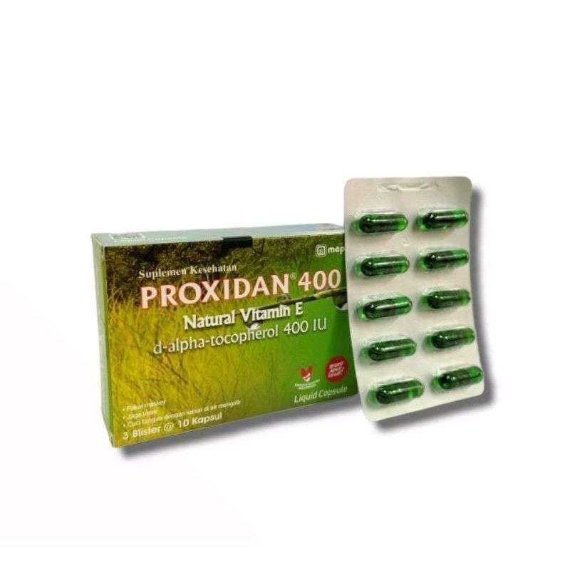 Jual PROXIDAN 400 MG 1 BOX (30 KAPSUL) ANTIOXIDAN ANTIOKSIDAN VITAMIN E ...