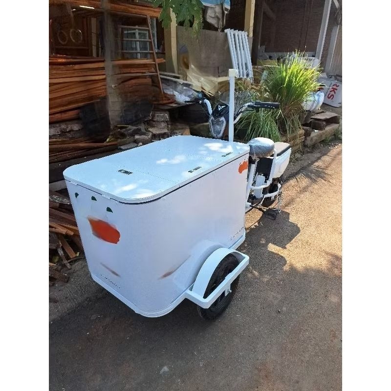 Jual gerobak sepeda listrik | gerobak gowes listrik | gerobak listrik ...
