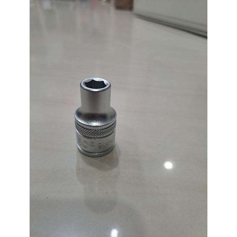 Jual Tekiro 9mm mata sok 1/2"×9mm anak sock segi 6pt mata socket japan quality | Shopee Indonesia