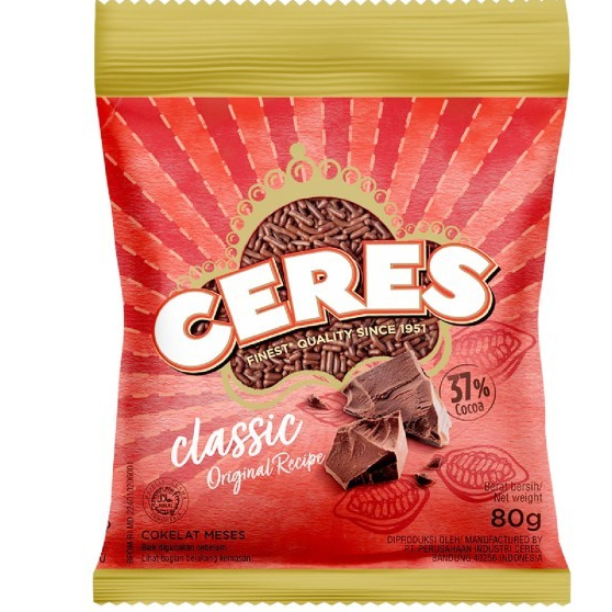 Jual CERES CLASSIC COKLAT ORIGINAL 80GR | Shopee Indonesia
