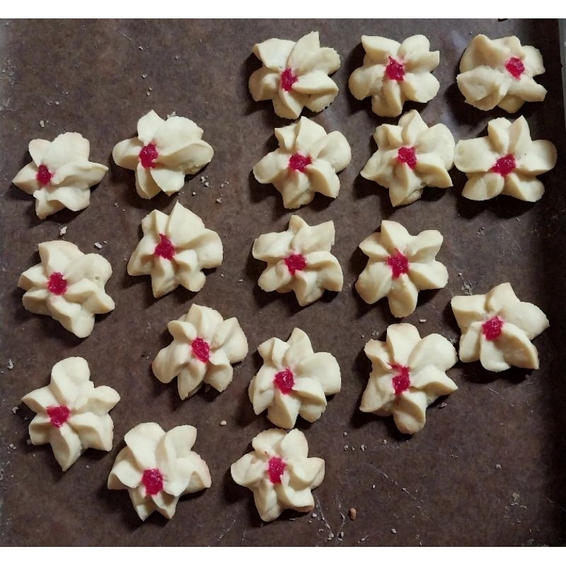 Jual Kue semprit mawar 500gr khas lumajang | Shopee Indonesia