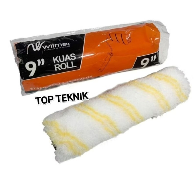 Jual Bulu Kuas Roll 9" inch Refill Kuas Roll WILMER | Shopee Indonesia
