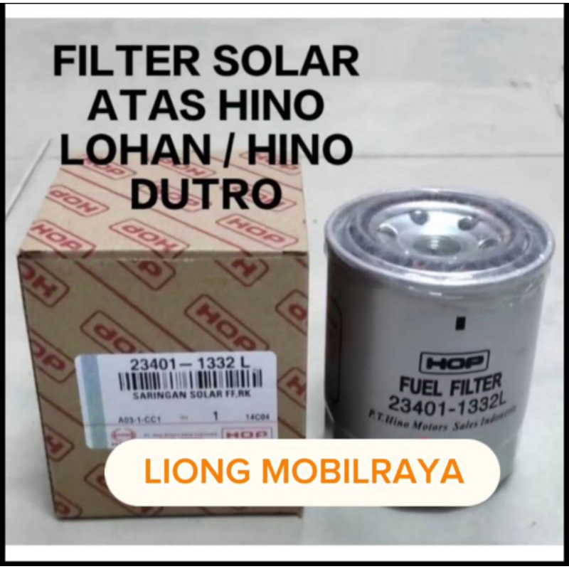 Jual FILTER SOLAR ATAS /FUEL FILTER UPPER MOBIL HINO LOHAN FM260TI ...