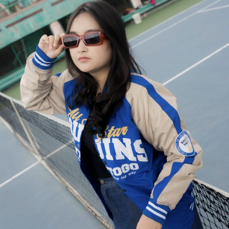 Jual Jaket Basket UCLA BRUINS Varsity Bomber Pria Wanita Warna ...