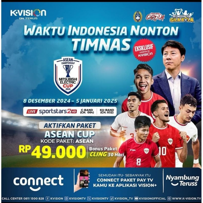 Jual K-VISION TIMNAS ASEAN CUP AFF | Shopee Indonesia