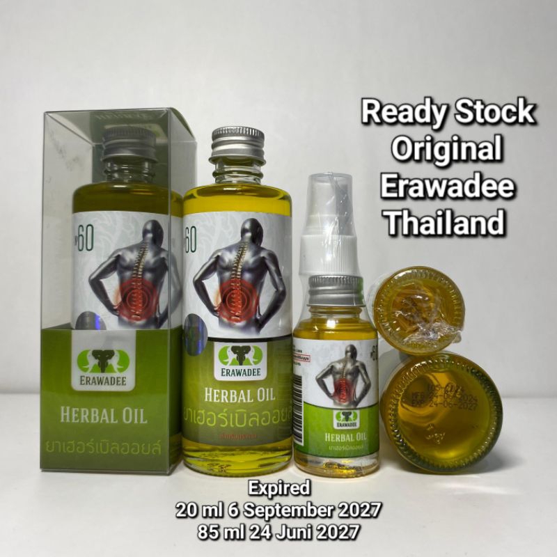 Jual Erawadee Herbal Spray No. 60 85 ml Original dari Thailand ...