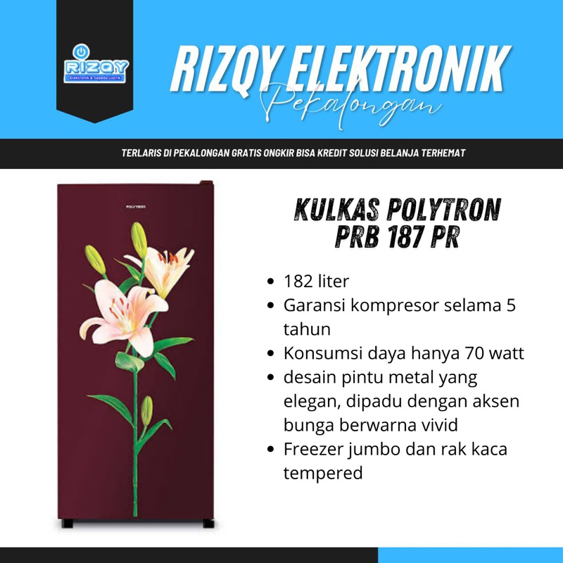Jual Kulkas Polytron Prb 187 pr | Shopee Indonesia