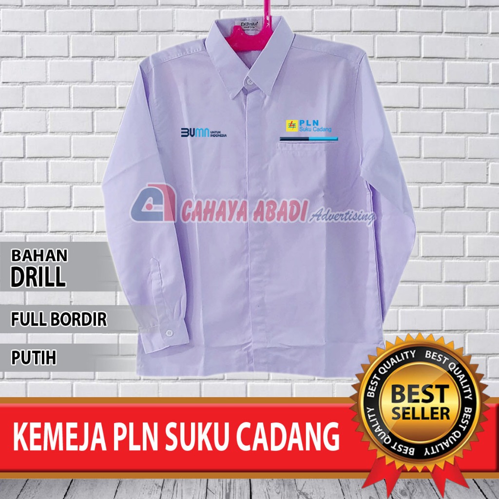 Jual Kemeja BUMN PLN Suku Cadang Seragam BUMN PLN Suku Cadang Baju BUMN ...