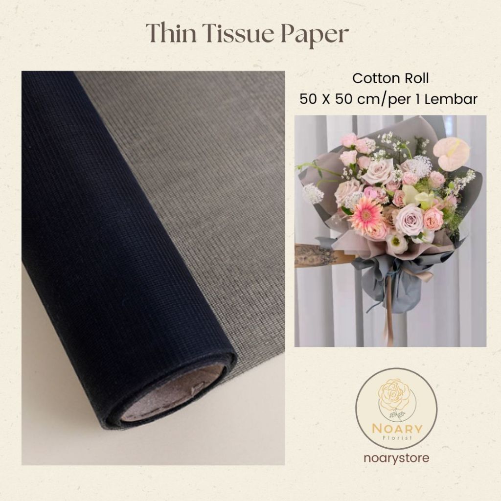 Jual THIN TISSUE PAPER / Cotton Roll / Kain Roll / Tissue Paper / Kain ...