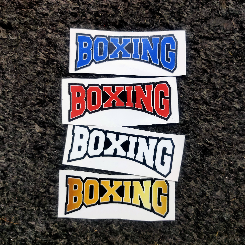 Jual STIKER BOXING STIKER TINJU 1 PAKET ISI 4PCS | Shopee Indonesia