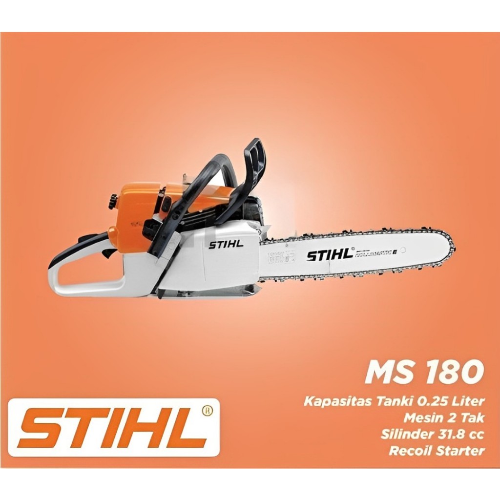 Jual [ ORI ] STIHL Chainsaw Stihl MS 180 16 Inch Original/ Mesin Potong Kayu Stil MS180 Gergaji ...