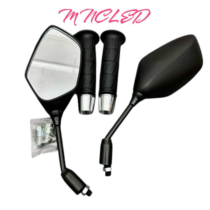 Jual paket spion pcx set handgrip kaze+ jalu stang pcx chrome pnp pcx ...