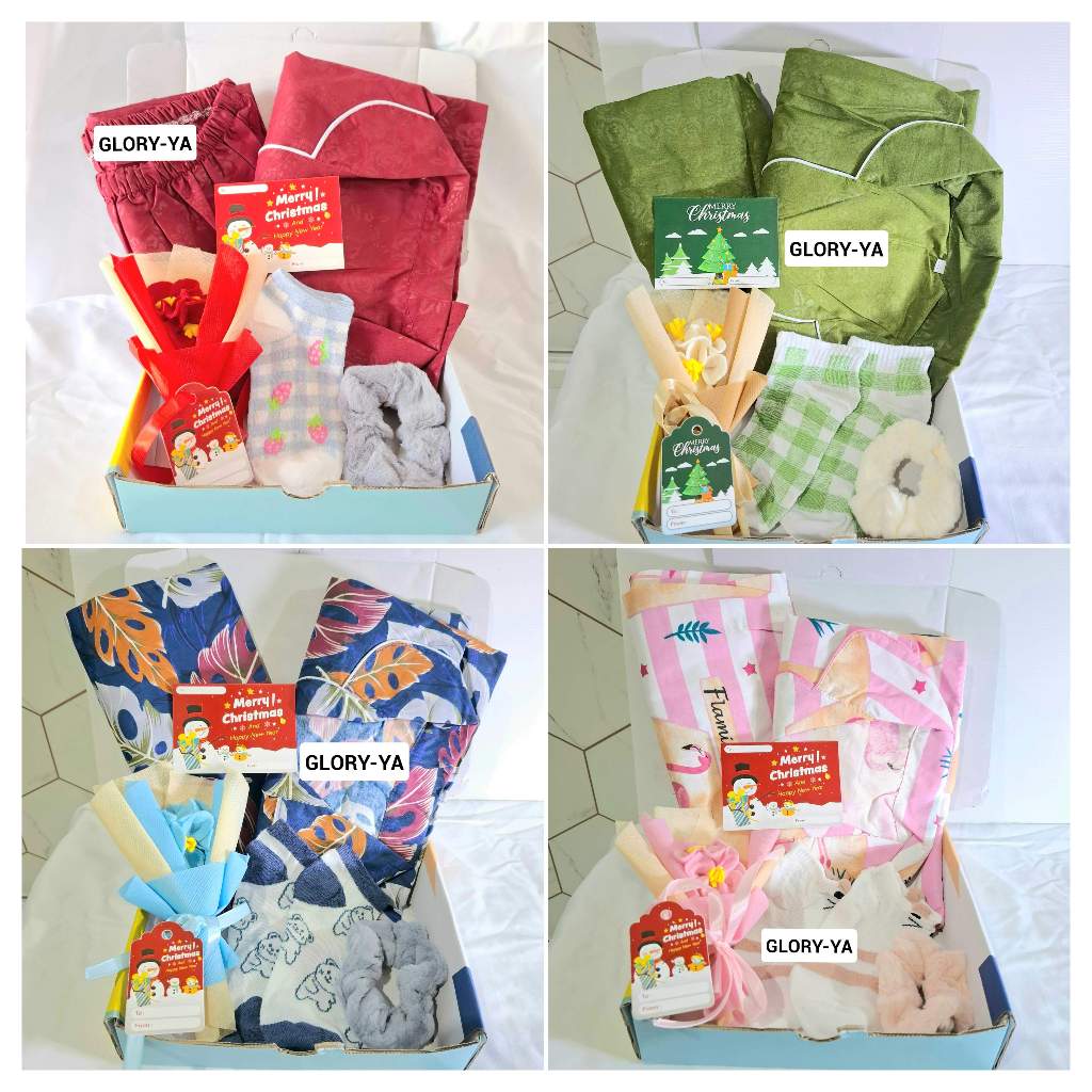 Jual HAMPERS NATAL CEWEK PIYAMA LUCU HAMPERS GIFT BOX KADO ULTAH WISUDA ...