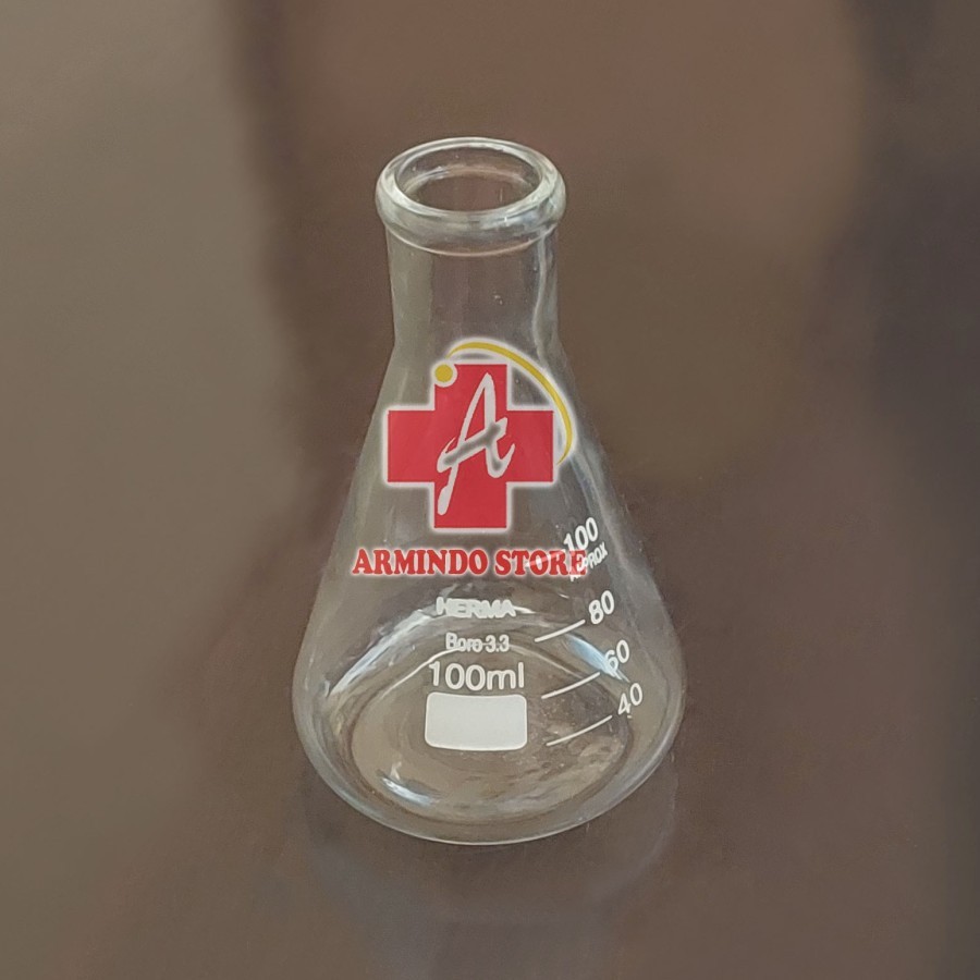 Jual Erlenmeyer Flask Herma 100ml | Shopee Indonesia
