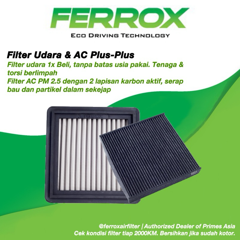 Jual FERROX Filter Udara & AC Honda Brio Mobilio | Shopee Indonesia