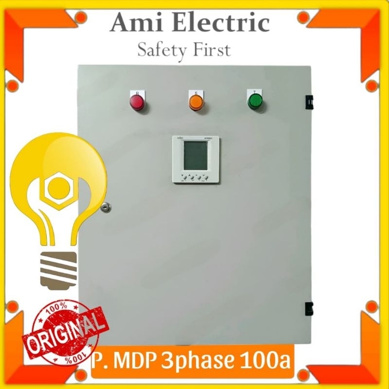 Jual Panel distribusi 3phase 100a digital meter panel mdp panel induk ...