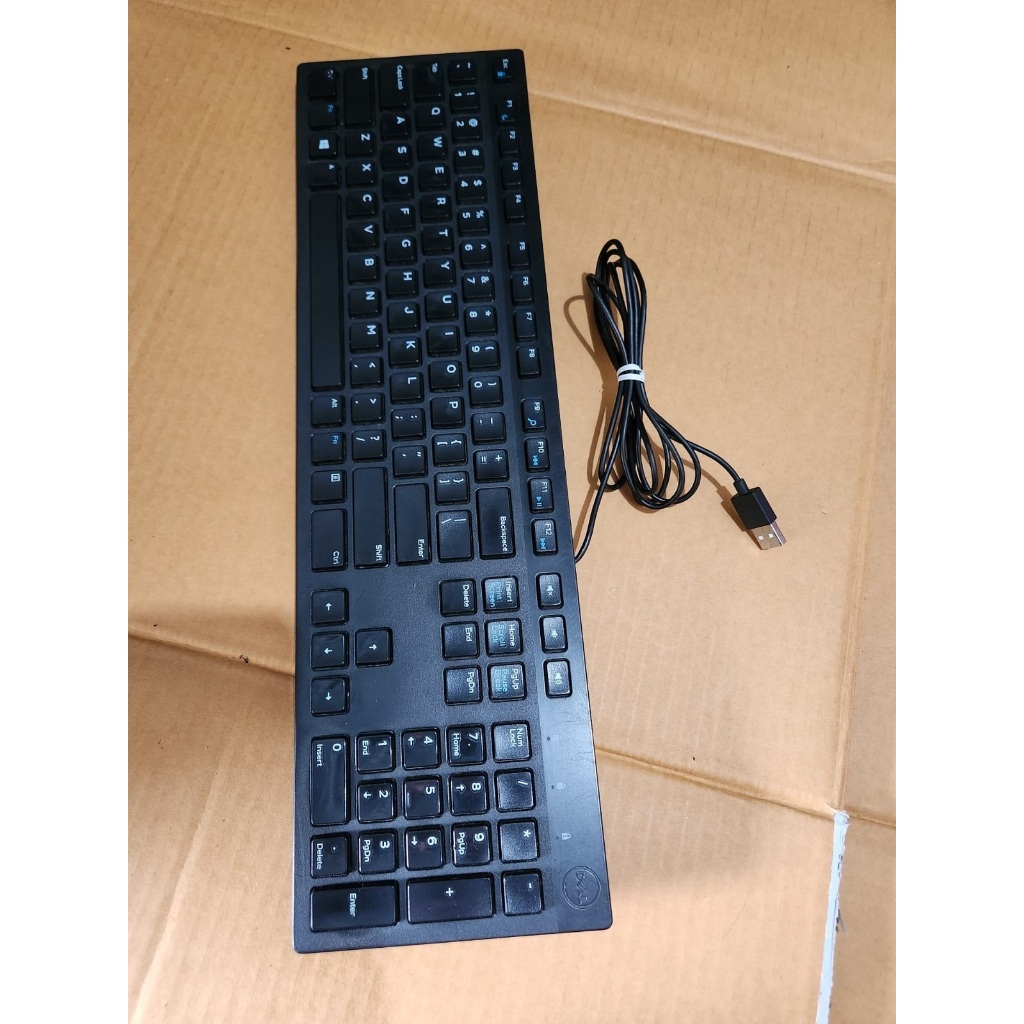 Jual KEYBOARD USB BUILTUP DELL | Shopee Indonesia