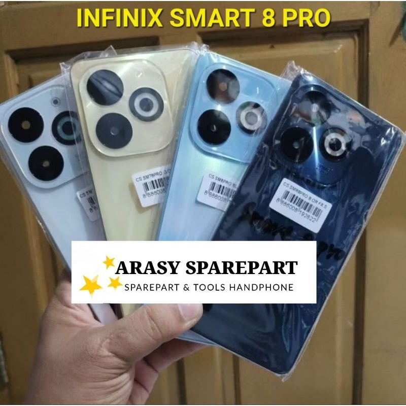 Jual Kesing housing casing Infinix smart 8 pro Bezel + backdoor ori ...