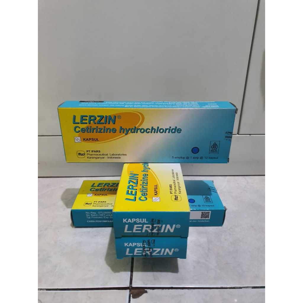 Jual LERZIN CAPSUL ( 1 BOX ISI 5 STRIP ) | Shopee Indonesia