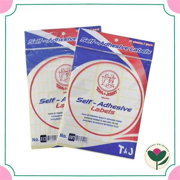 Jual Label sticker Tom & Jerry 1 pack isi 10 lembar self adhesive label undangan MK1803 | Shopee ...