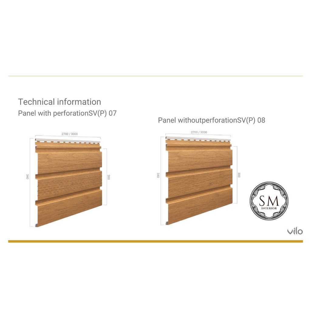 Jual VOX SOFFIT SV-07 & SV-08 - Plafon Ceiling Dan Wall Panel Wood ...