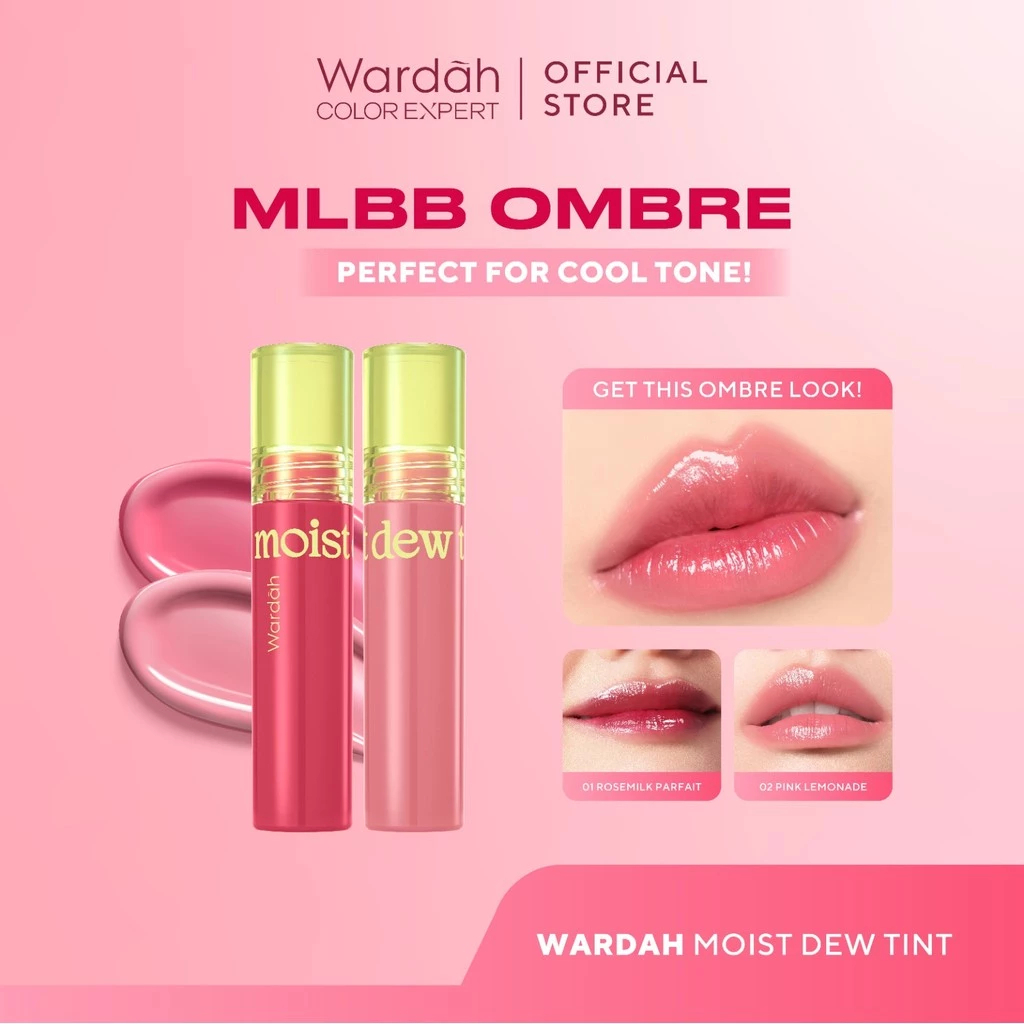 Jual MFI - Ombre Wardah Moist Dew Tint 3 gr | Ombre Tint - Bibir Lembab ...